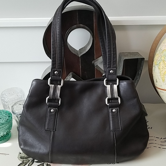 Perlina | Bags | Euc Perlina Brown Leather Handbag | Poshmark